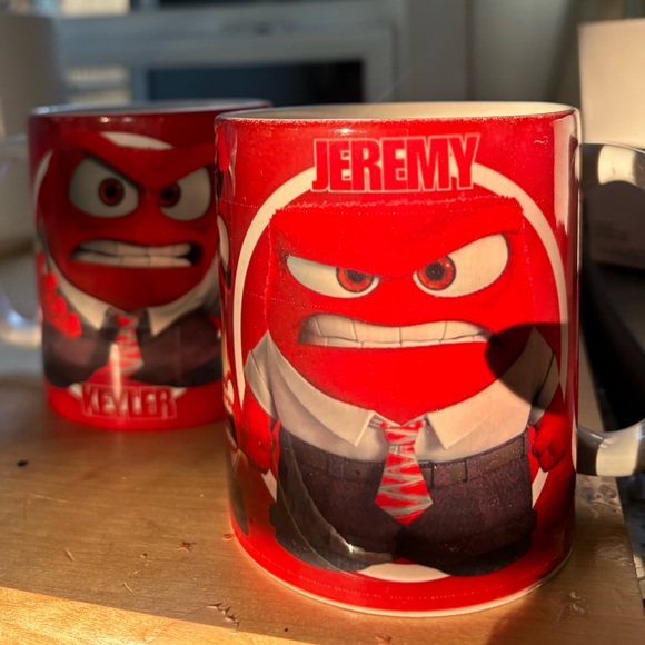 Dining | Inside Out Anger 12 Oz Personalized Mug And Matching Coaster ...